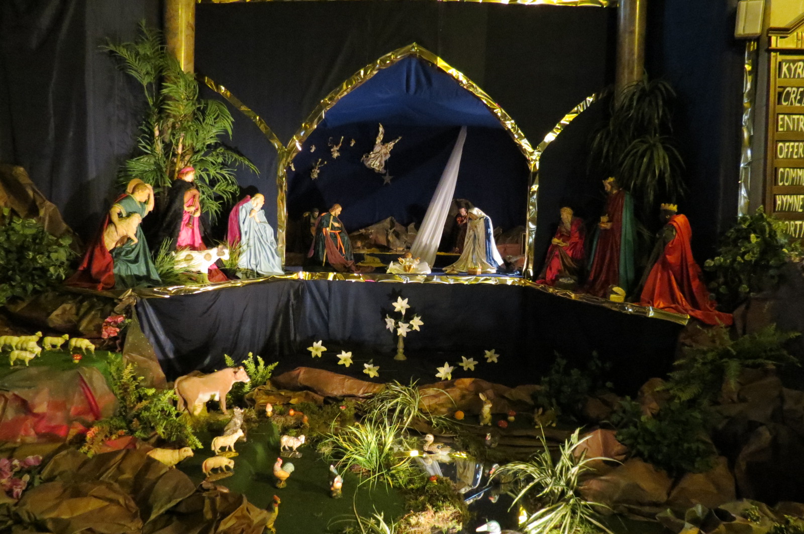 La crèche de Saint-Benoît – Cathédrale Saint-Julien Le Mans